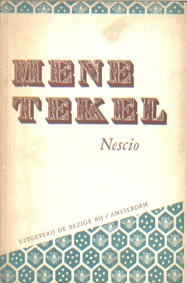 Mene Tekel by Nescio | Goodreads