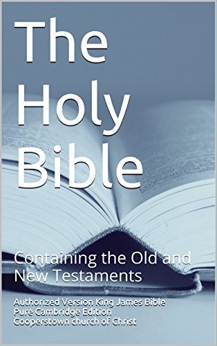 The Holy Bible - Authorized King James Version Pure Cambridge Edition ...