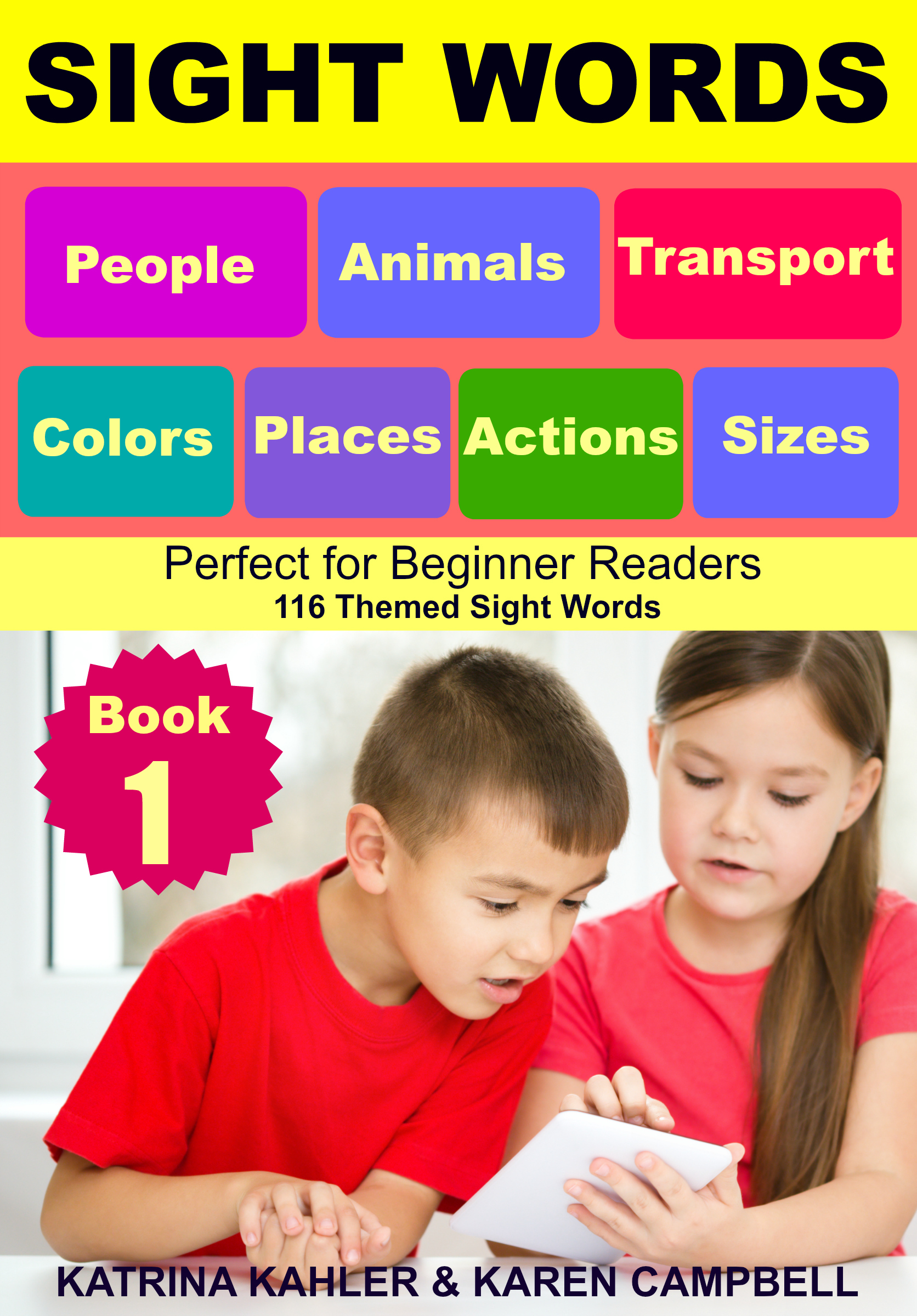 Sight Words: People, Animals, Transport, Colors, Places, Actions, Sizes ...