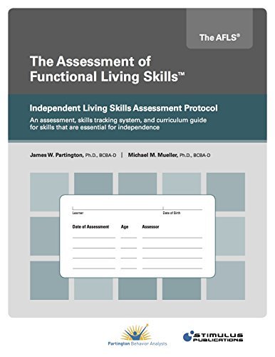 Independent Living Skills Assessment Protocol by James W. Partington ...