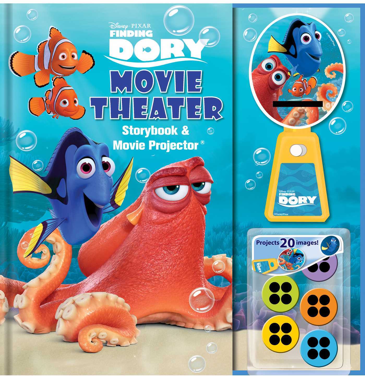 Disney&Pixar Finding Dory Movie Theater Storybook & Movie Projector by ...