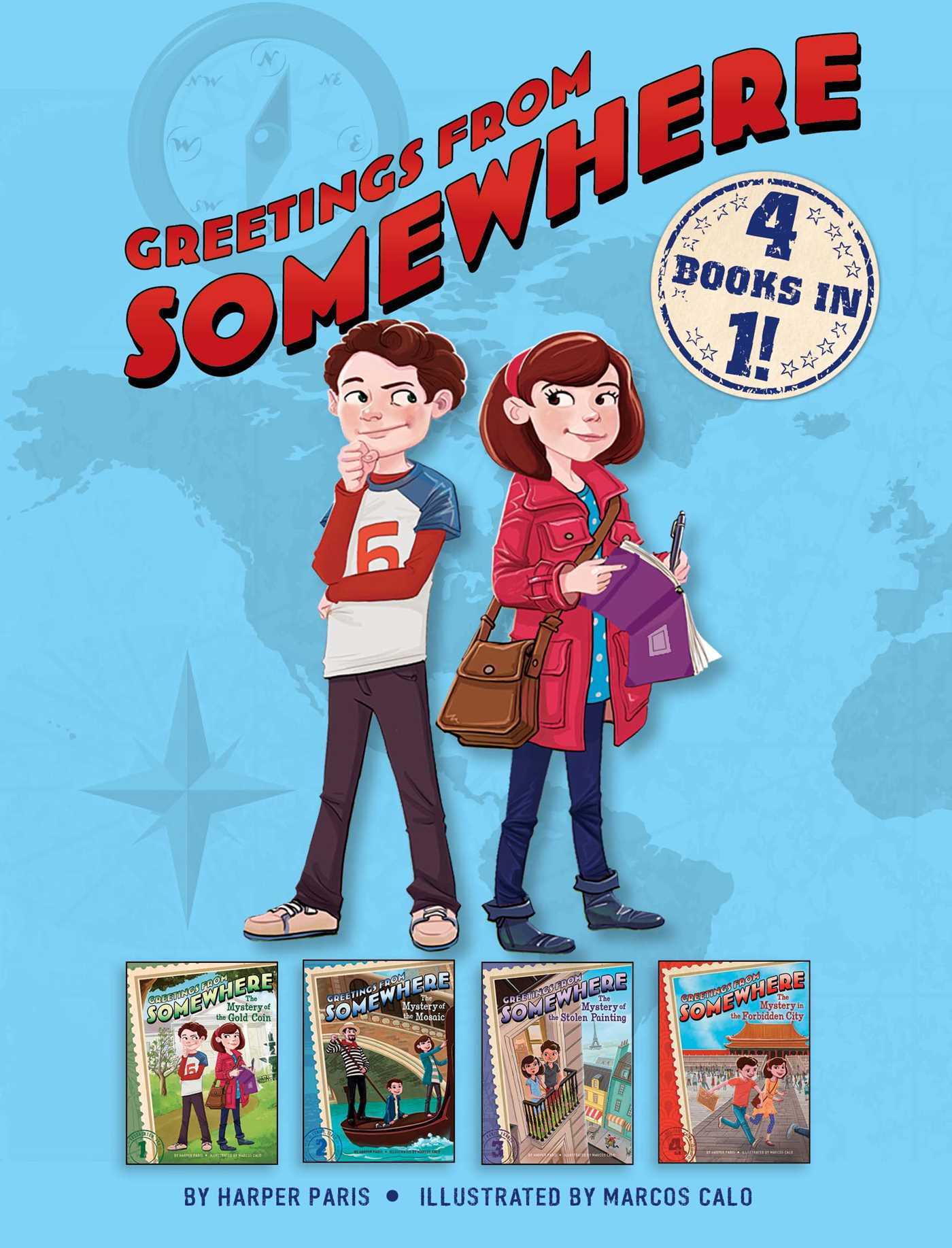 Greetings from Somewhere 4 Books in 1!: The Mystery of the Gold Coin ...
