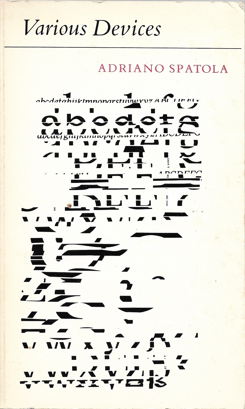 Various Devices by Adriano Spatola | Goodreads