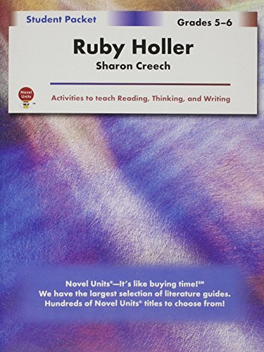 Ruby Holler - Student Packet by Novel Units by Novel Units, Inc ...