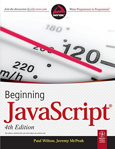 Beginning Javascript by Paul Wilton and Jeremy Mcpeak | Goodreads