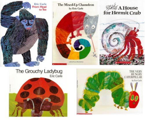 5 Books: From Head to Toe; The Mixed-Up Chameleon; A House for Hermit ...