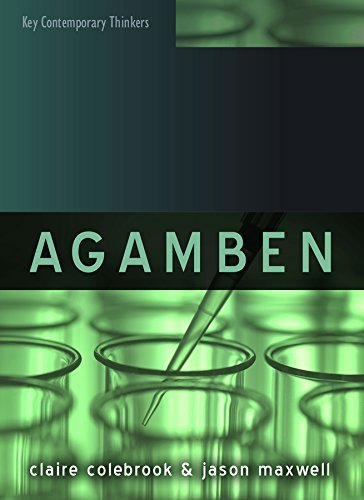 Agamben (Key Contemporary Thinkers) by Claire Colebrook | Goodreads