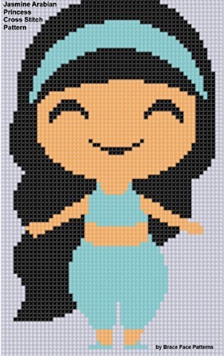 Jasmine Arabian Princess Cross Stitch Pattern by Brace Face Patterns ...