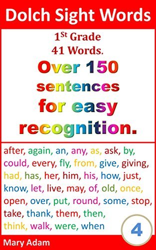 Dolch Sight words. 1st Grade. 41 words. Over 150 sentences. by Mary ...