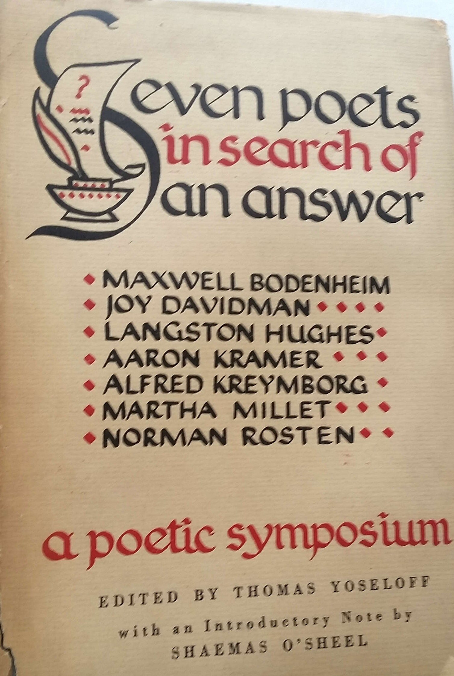 Seven Poets in Search of an Answer: A Poetic Symposium by Maxwell ...