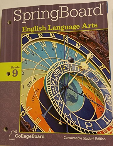 SpringBoard English Language Arts Grade 9 Consumable Student Edition by ...