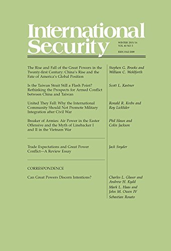 International Security 40:3 (Winter 2015/16) by Stephen G. Brooks ...