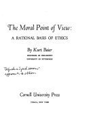 Moral Point of View by Kurt Baier | Goodreads