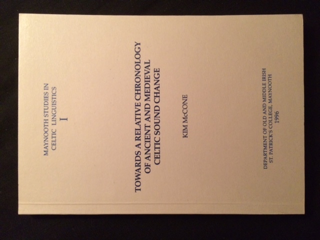 Towards a Relative Chronology of Ancient and Medieval Celtic Sound ...