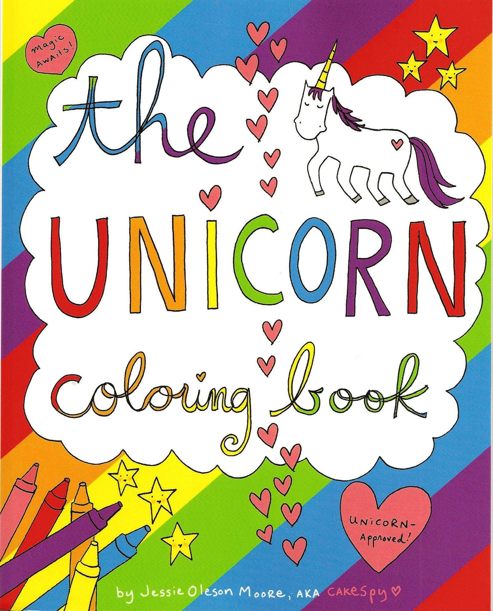 The Unicorn Coloring Book: a magic-filled coloring book for grown-ups ...