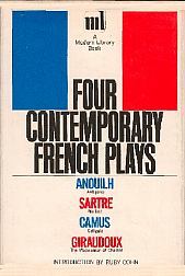 Four Contemporary French Plays [The Modern Library, 90.3] by Ruby Cohn ...