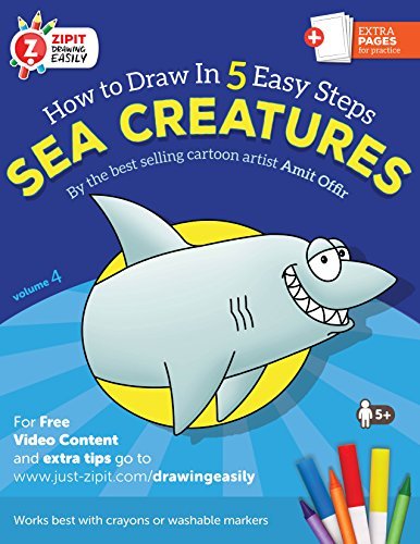 Sea Creatures: How to Draw Sea Creatures, Drawing Book for Children and ...