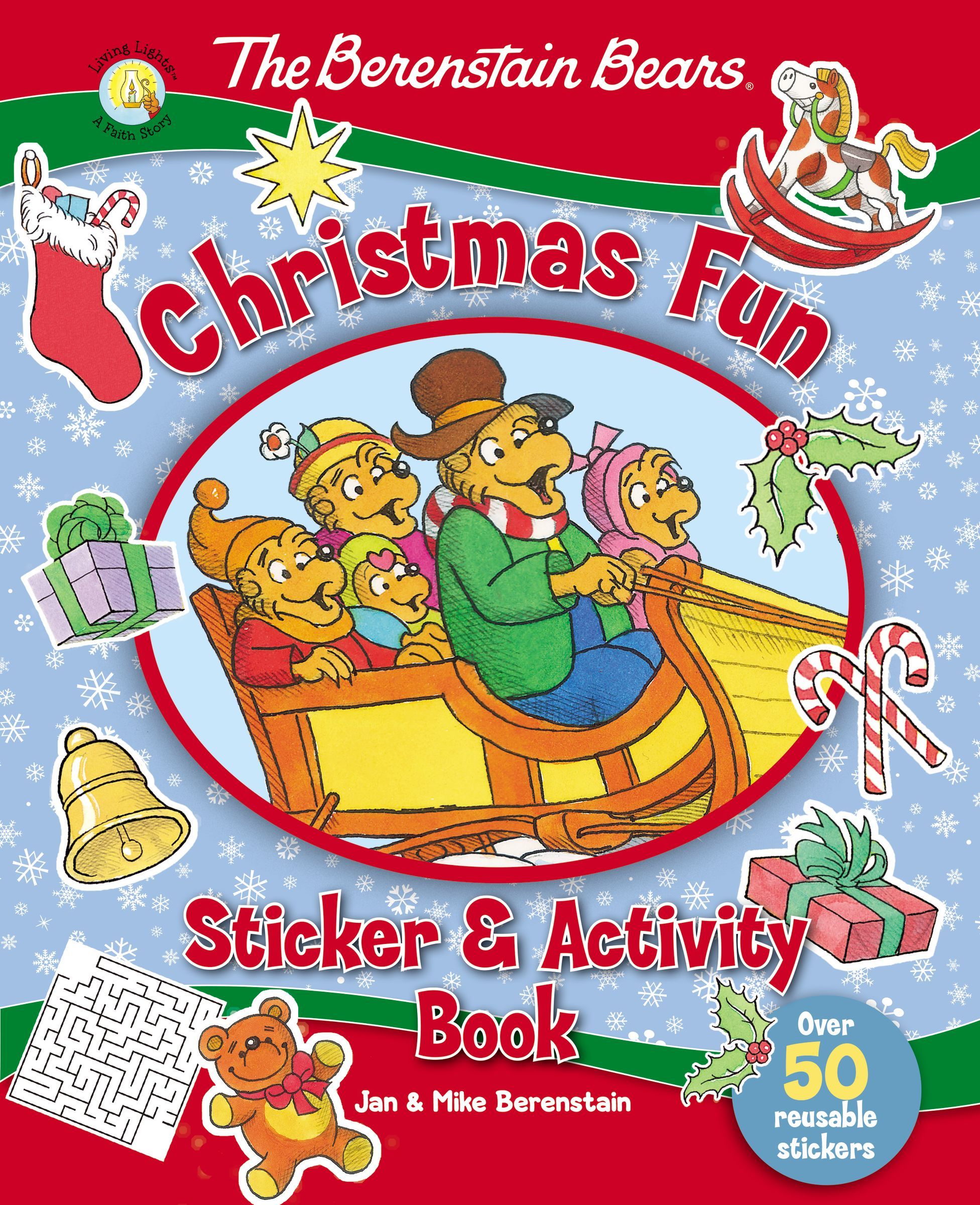 The Berenstain Bears Christmas Fun Sticker and Activity Book by Jan ...