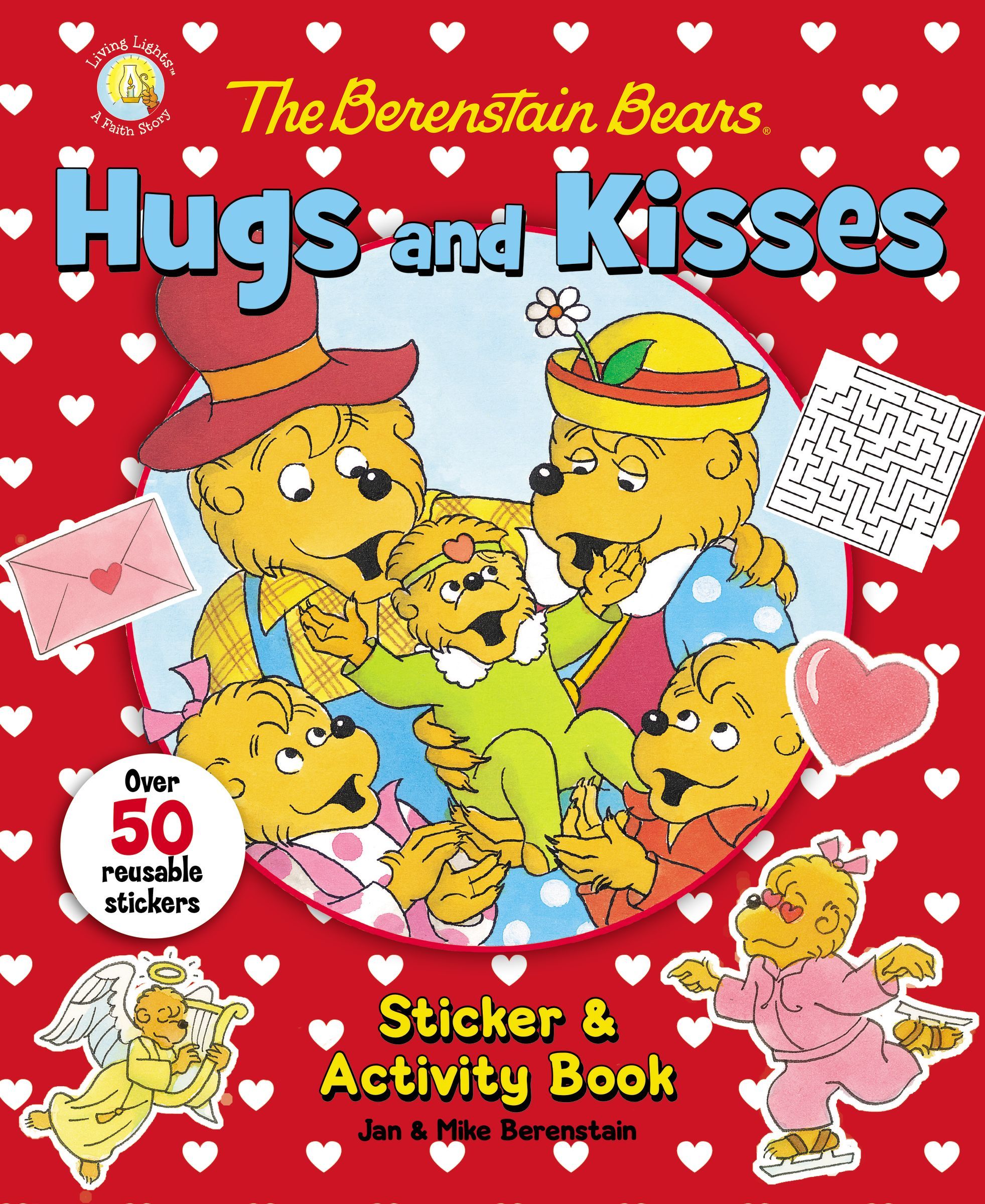The Berenstain Bears Hugs and Kisses Sticker and Activity Book by Jan ...
