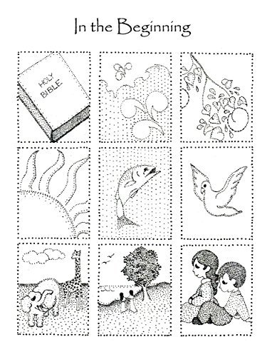 In the Beginning: Children's Bible Story, Picture & Coloring Book by ...