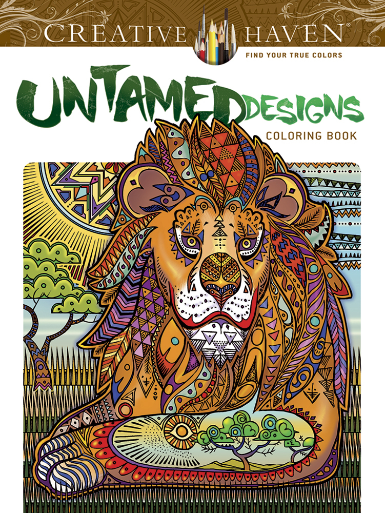 Creative Haven Wild Animal Designs Coloring Book by Arkady Roytman ...