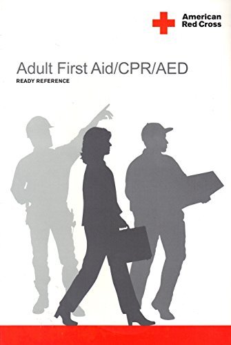 Adult First Aid/ CPR/ AED Ready Reference Card by American National Red ...