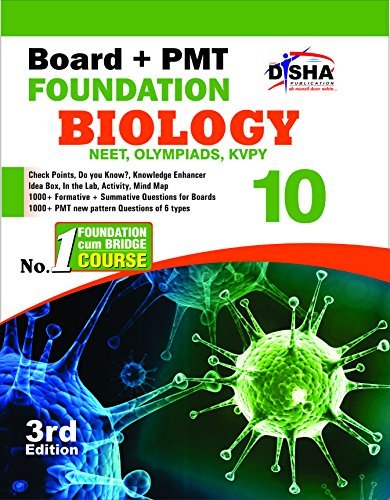 New pattern Class 9 Board + PMT Foundation BIOLOGY 3rd edition by Disha ...