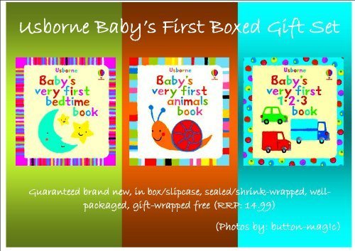 Baby's Very First Bedtime Book / Baby's Very First Animals Book / Baby ...