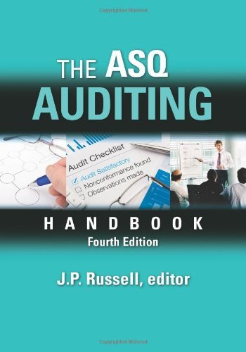 The ASQ Auditing Handbook: Principles, Implementation, and Use by J.P ...