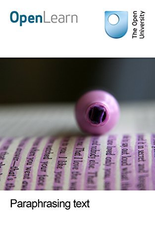 Paraphrasing text by Open University | Goodreads