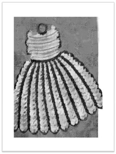 #2329 DRESS POTHOLDER VINTAGE CROCHET PATTERN by Princess of Patterns ...