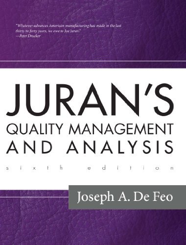 Juran's Quality Management and Analysis System by Gryna | Goodreads