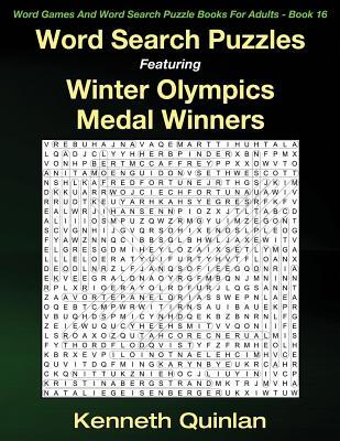 Word Search Puzzles Featuring Winter Olympics Medal Winners by Kenneth ...
