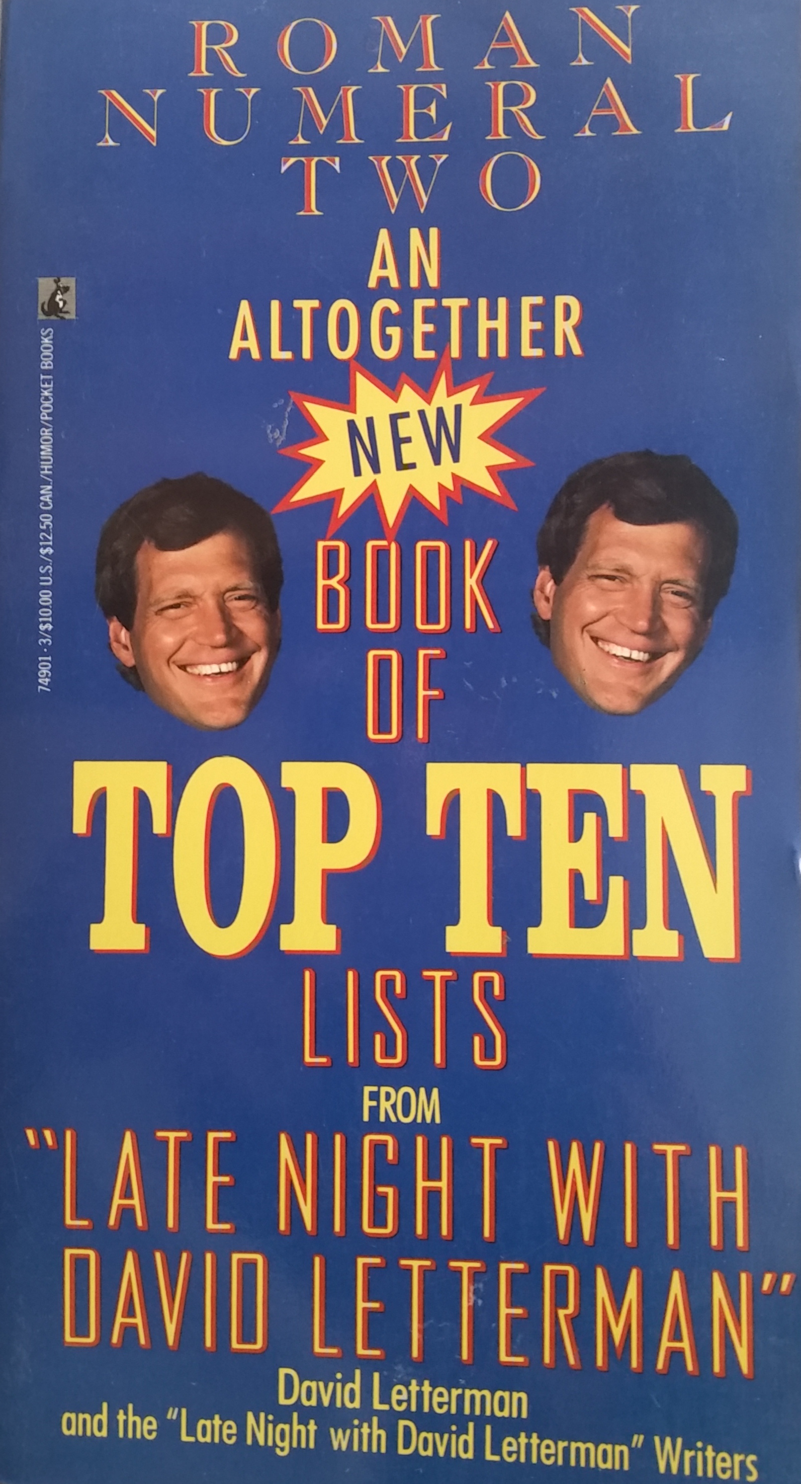 An Altogether New Book of Top Ten Lists from Late Night With David ...
