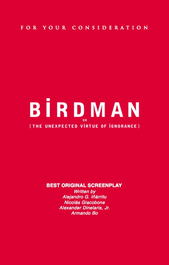 Birdman or by Alejandro G. Iñárritu | Goodreads