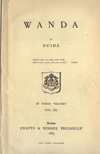 Wanda Vol III by Ouida | Goodreads