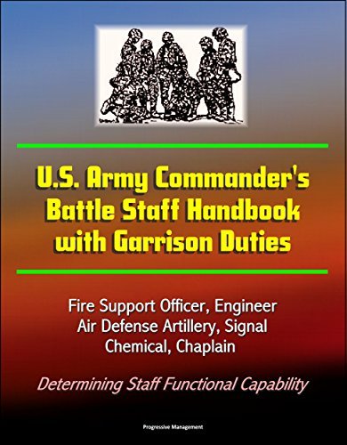 U.S. Army Commander's Battle Staff Handbook with Garrison Duties - Fire ...