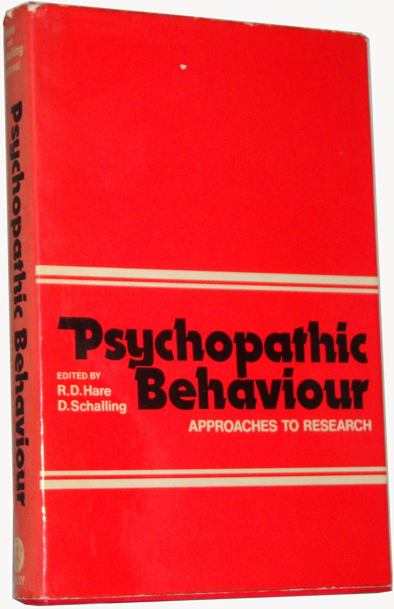 Psychopathic Behaviour Approaches to Research by Robert D. Hare | Goodreads