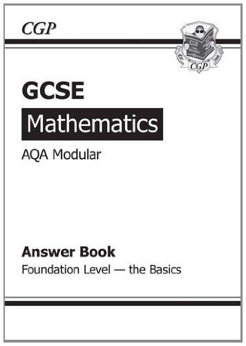 GCSE Maths Edexcel Modular Answers (for Workbook) - Foundation the Basics by Richard Parsons ...