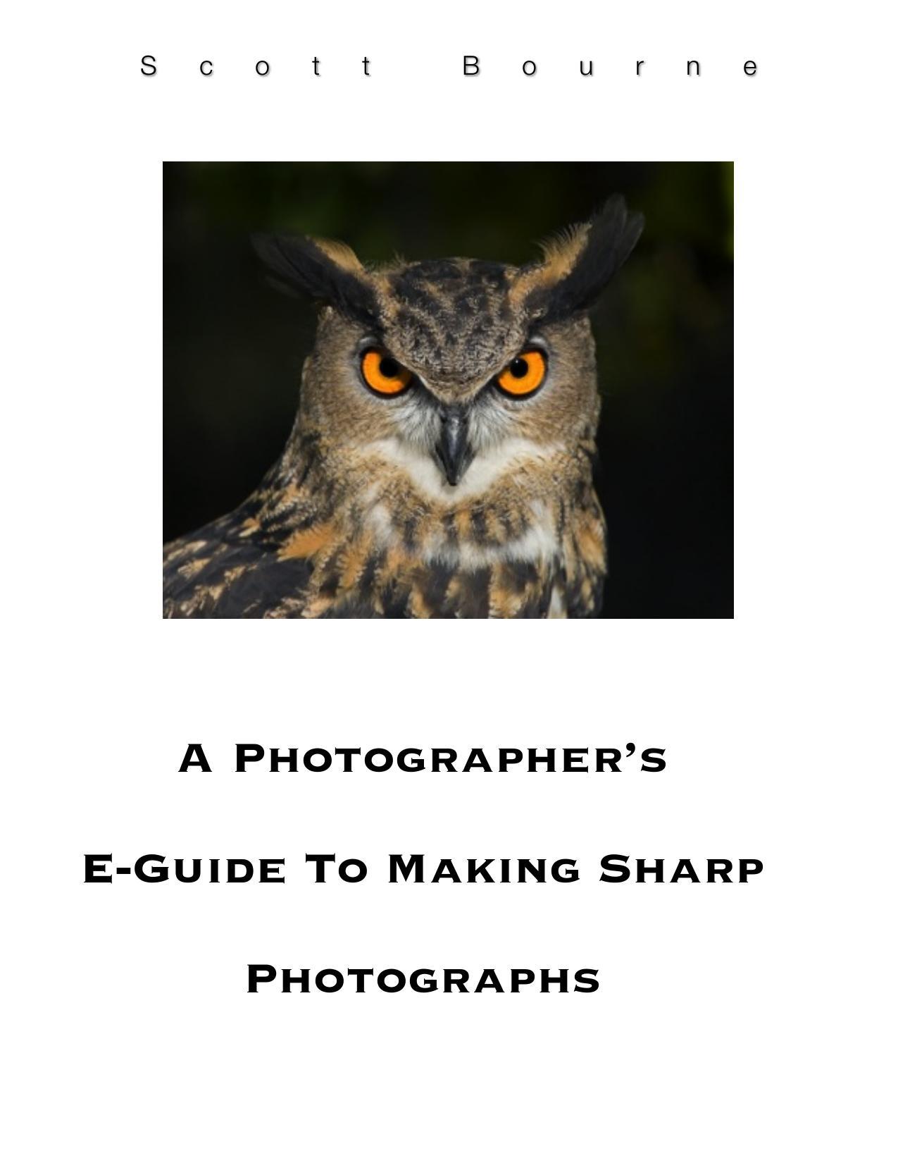 A Photographer's e-Guide to Making Sharp Photographs by Scott Bourne ...