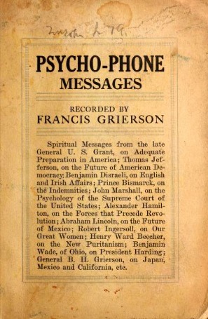 Psycho-Phone Messages by Francis Grierson | Goodreads