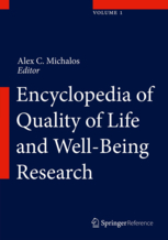 Encyclopedia of Quality of Life and Well-Being Research by Alex C ...