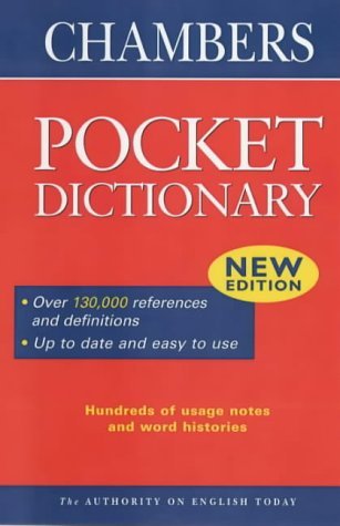 Chambers Pocket Dictionary by Chambers | Goodreads