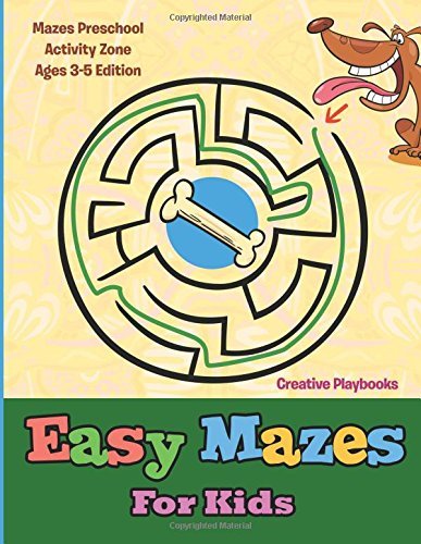 Easy Mazes For Kids - Mazes Preschool Activity Zone Ages 3-5 Edition by ...