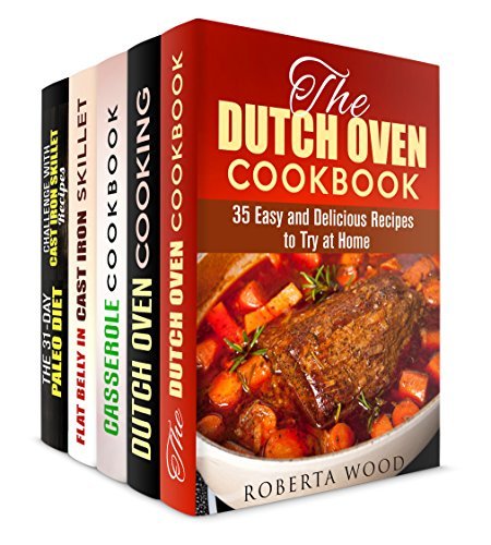 Cast Iron and Dutch Oven Box Set (5 in 1): Easy Mouthwatering Recipes ...
