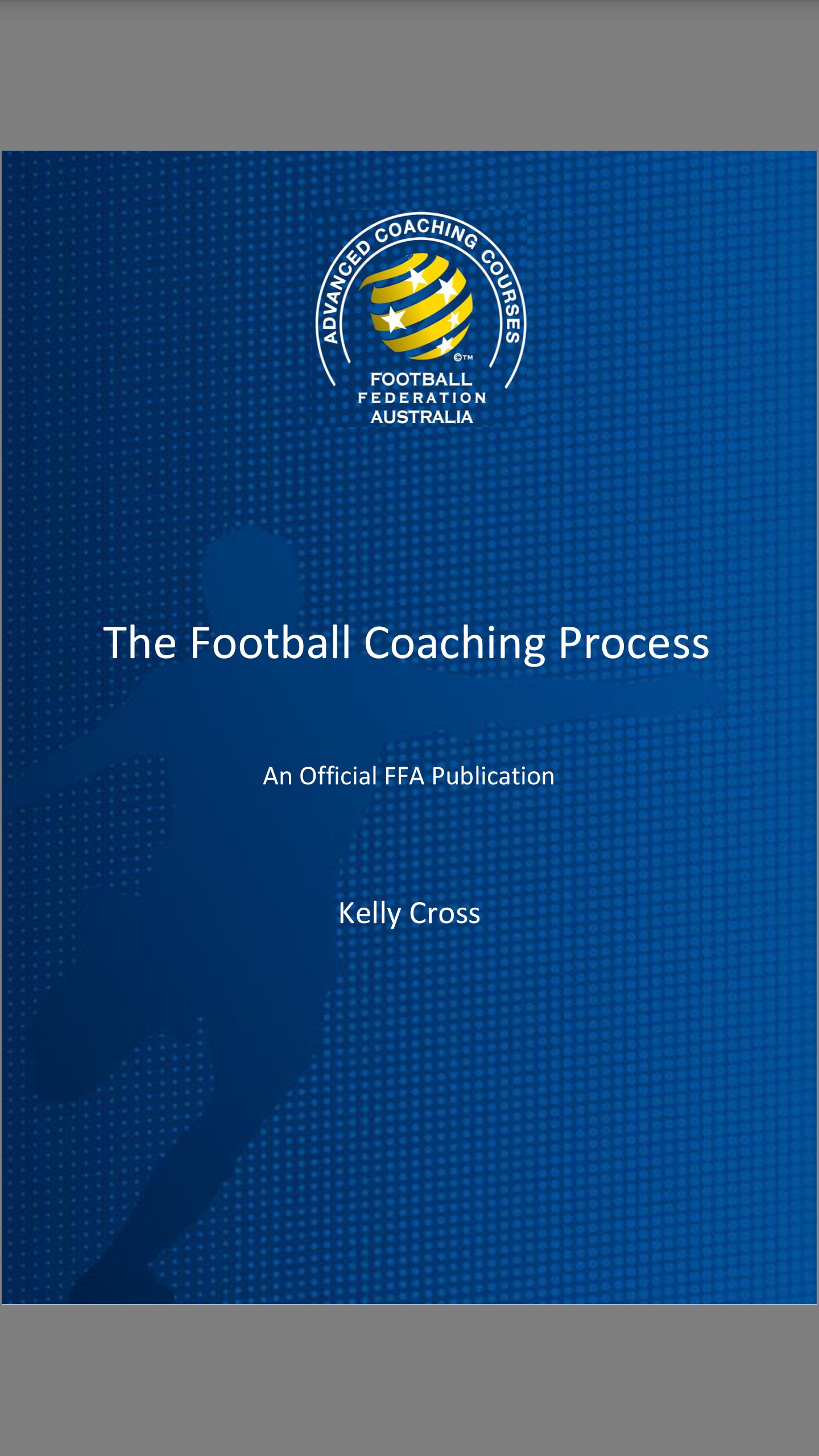 The Football Coaching Process by Kelly Cross | Goodreads
