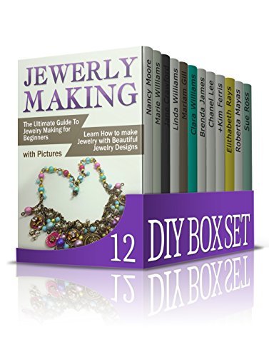 DIY Box Set 12 Books: 1. Jewelry Making; 2. Candle Making; 3. Container ...