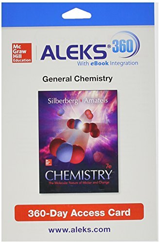 Aleks 360 Access Card (2 Semester) for Chemistry: The Molecular Nature ...