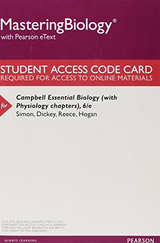 Campbell Essential Biology [Access Code + Physiology Chapters ...