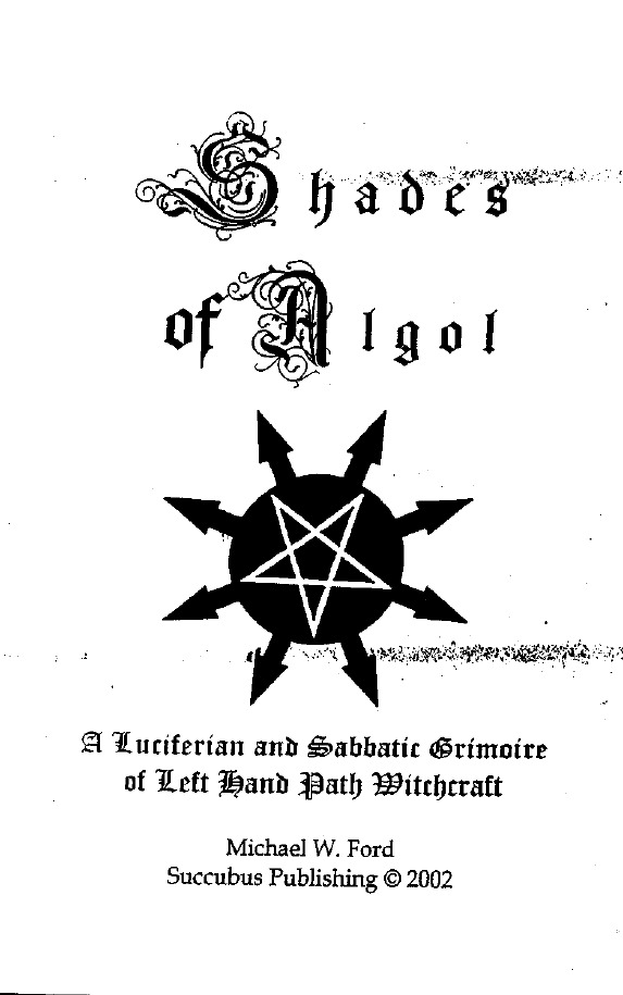 Shades of Algol by Michael W. Ford | Goodreads